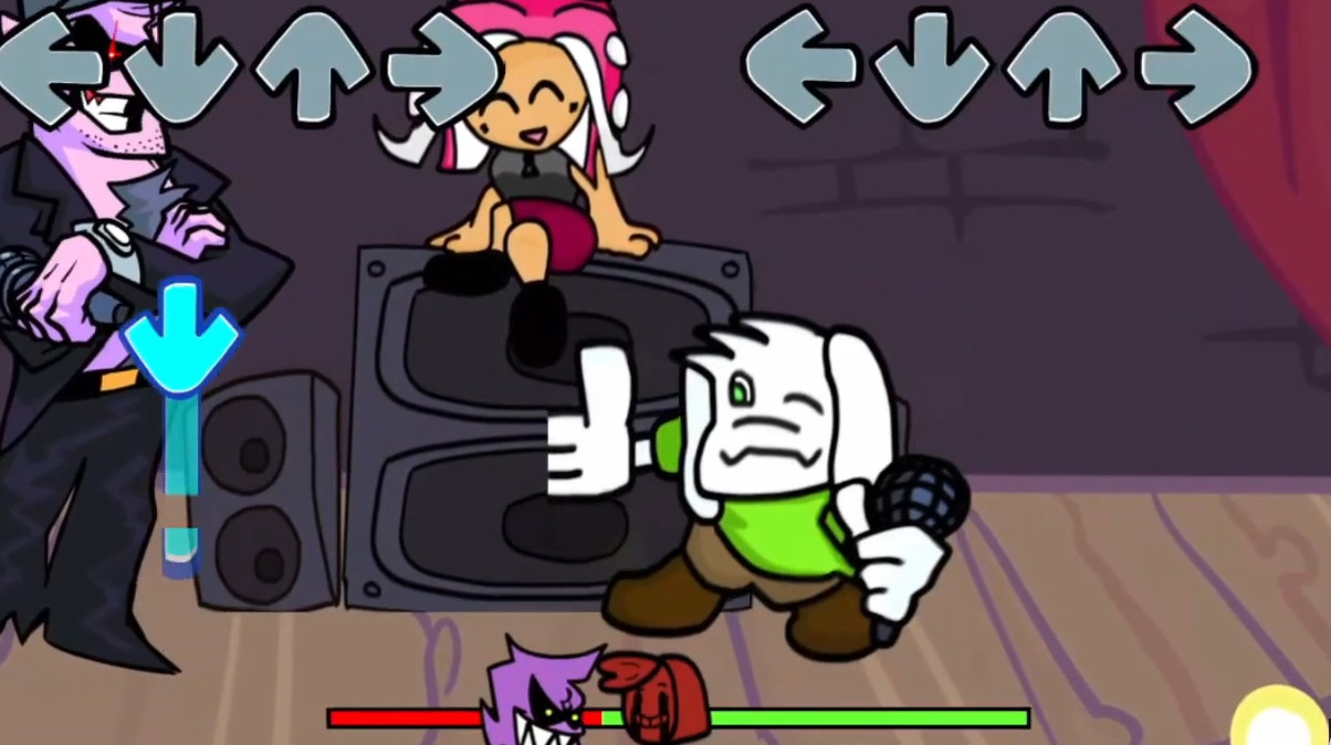 Asriel over bf mod [Friday Night Funkin'] [Mods]