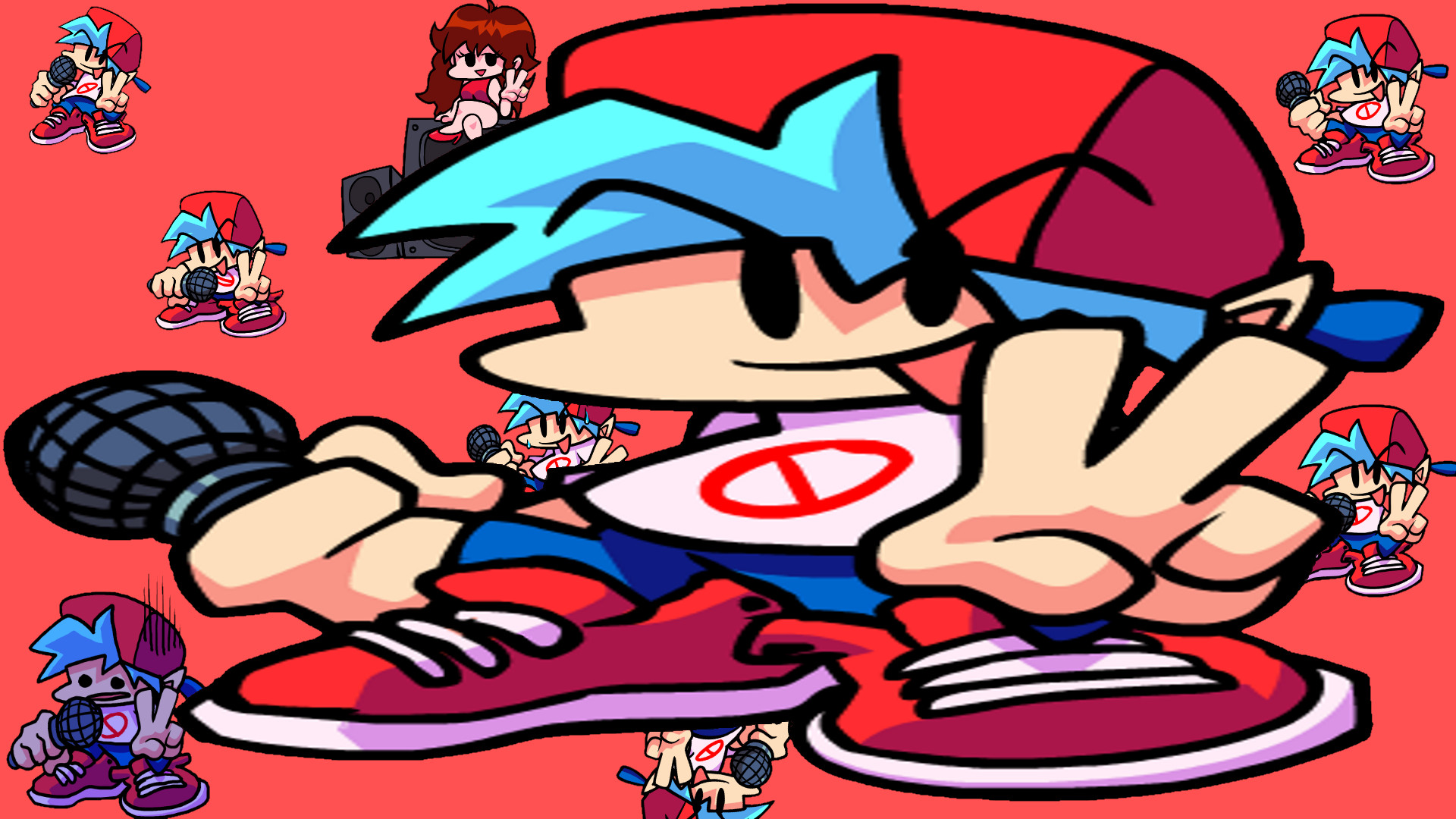 Boyfriend every 10 seconds: emoji face peace sign Mod for Friday Night ...