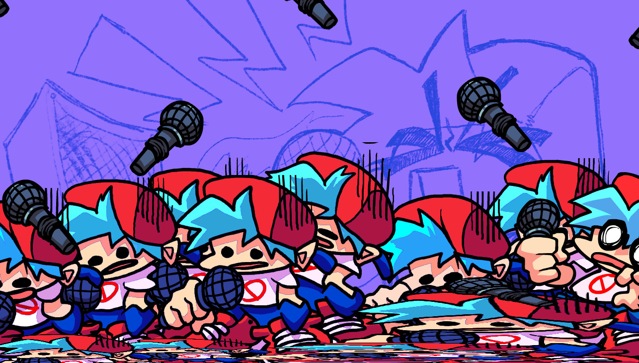 No Purple Colors in Miss Animation Mod for Friday Night Funkin' | FNF Mods