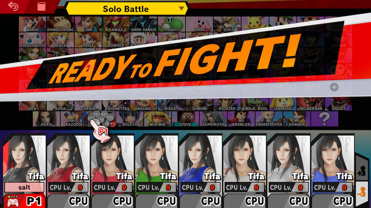 Advent Children Tifa Mod for Super Smash Bros. Ultimate | SSBU Mods