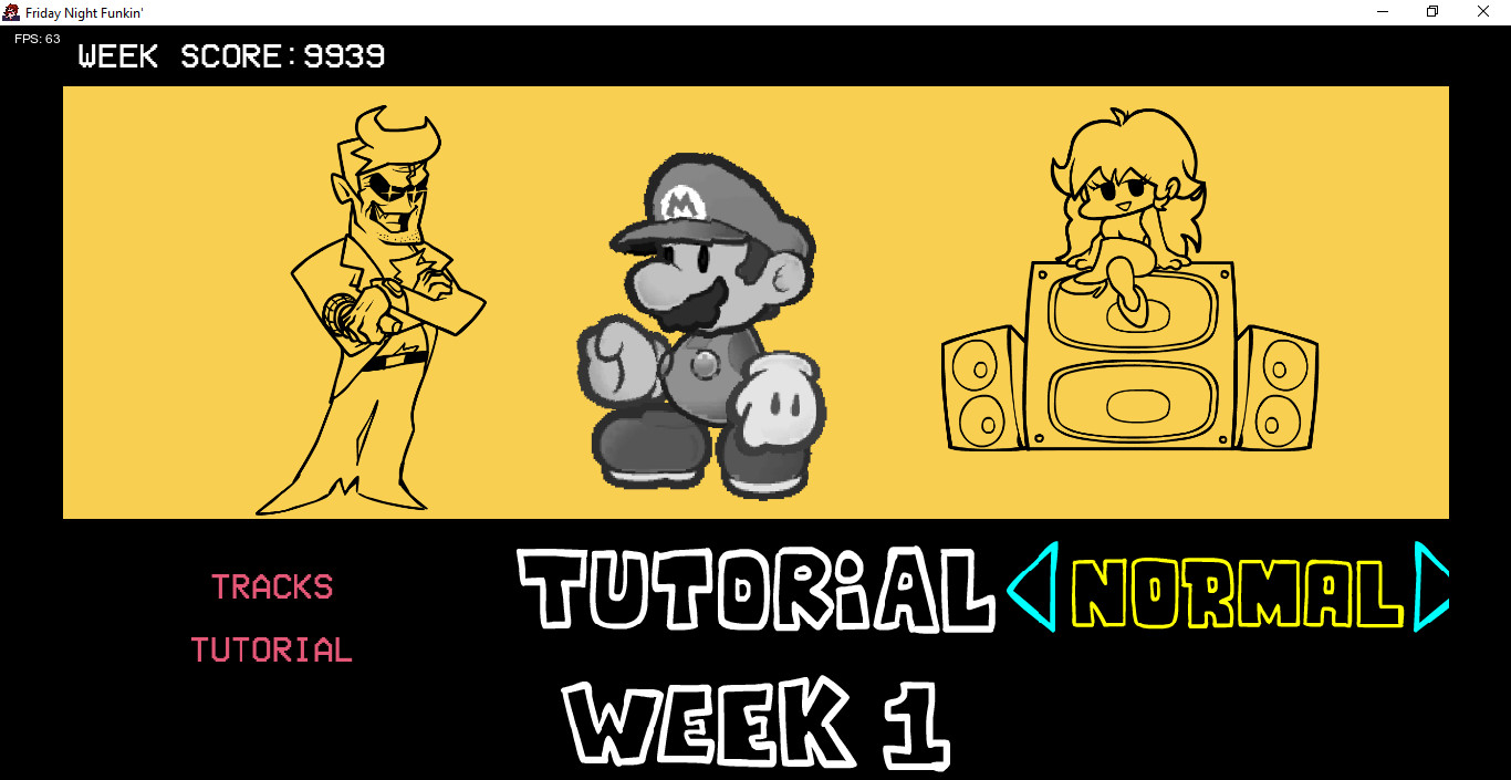 Paper Mario in Friday Night Funkin Mod for Friday Night Funkin' | FNF Mods