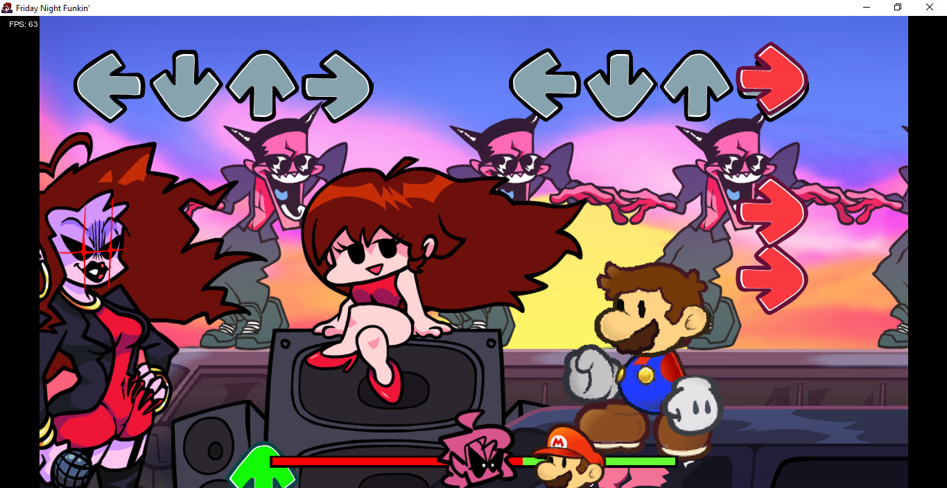 Paper Mario in Friday Night Funkin Mod for Friday Night Funkin' | FNF Mods