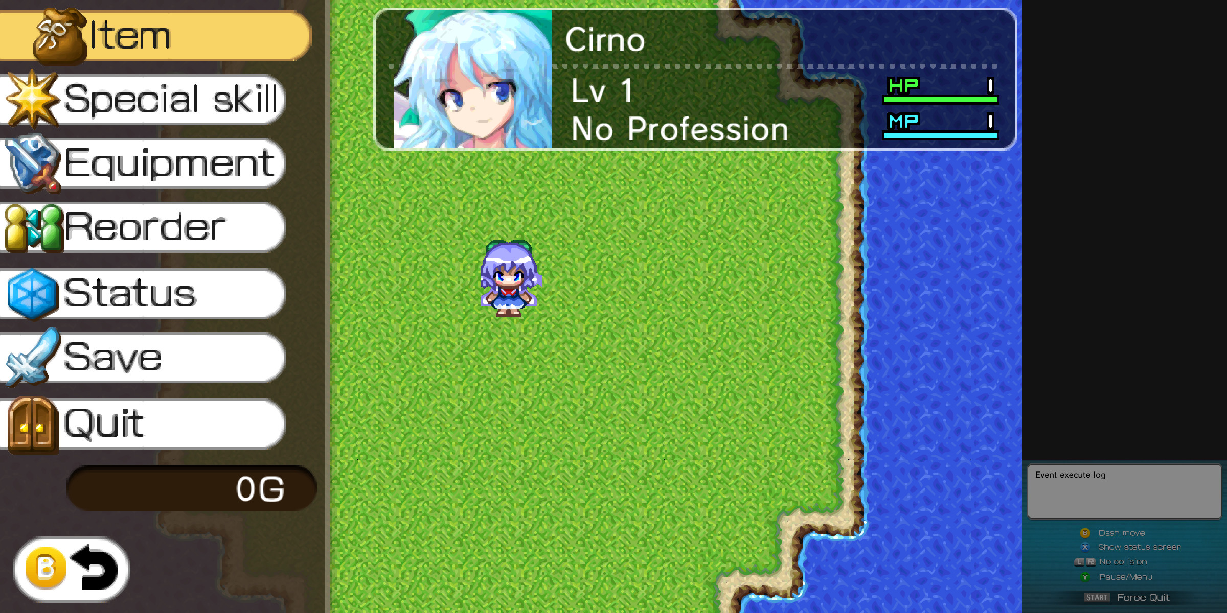 Cirno [RPG Maker Fes for Nintendo 3DS] [Mods]