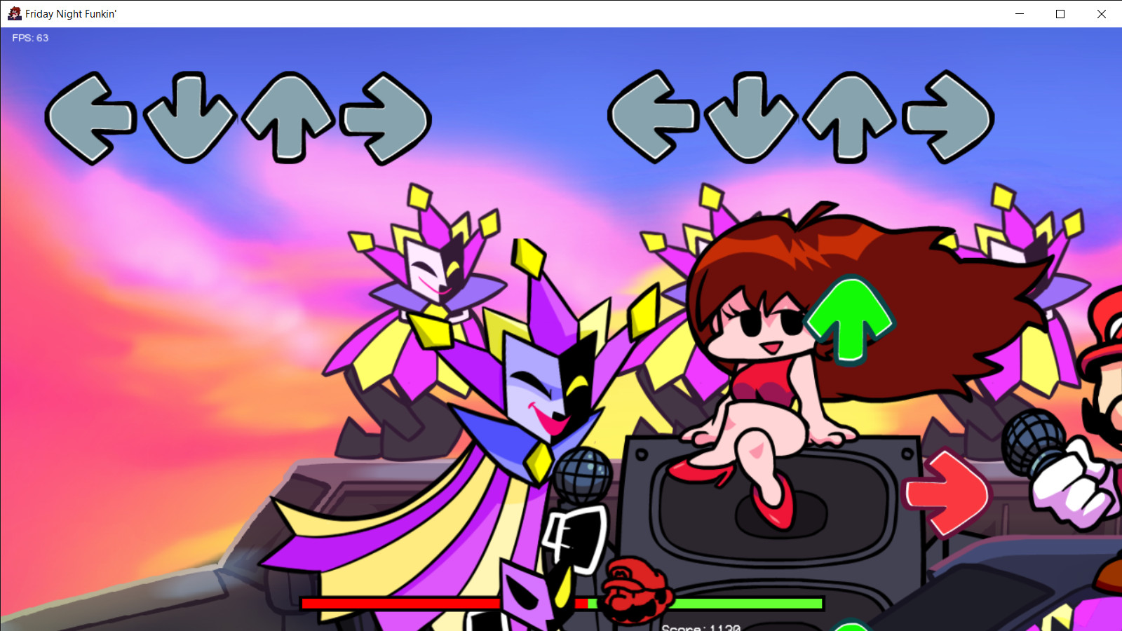 Dimentio over Mom (Mod) Mod for Friday Night Funkin' | FNF Mods