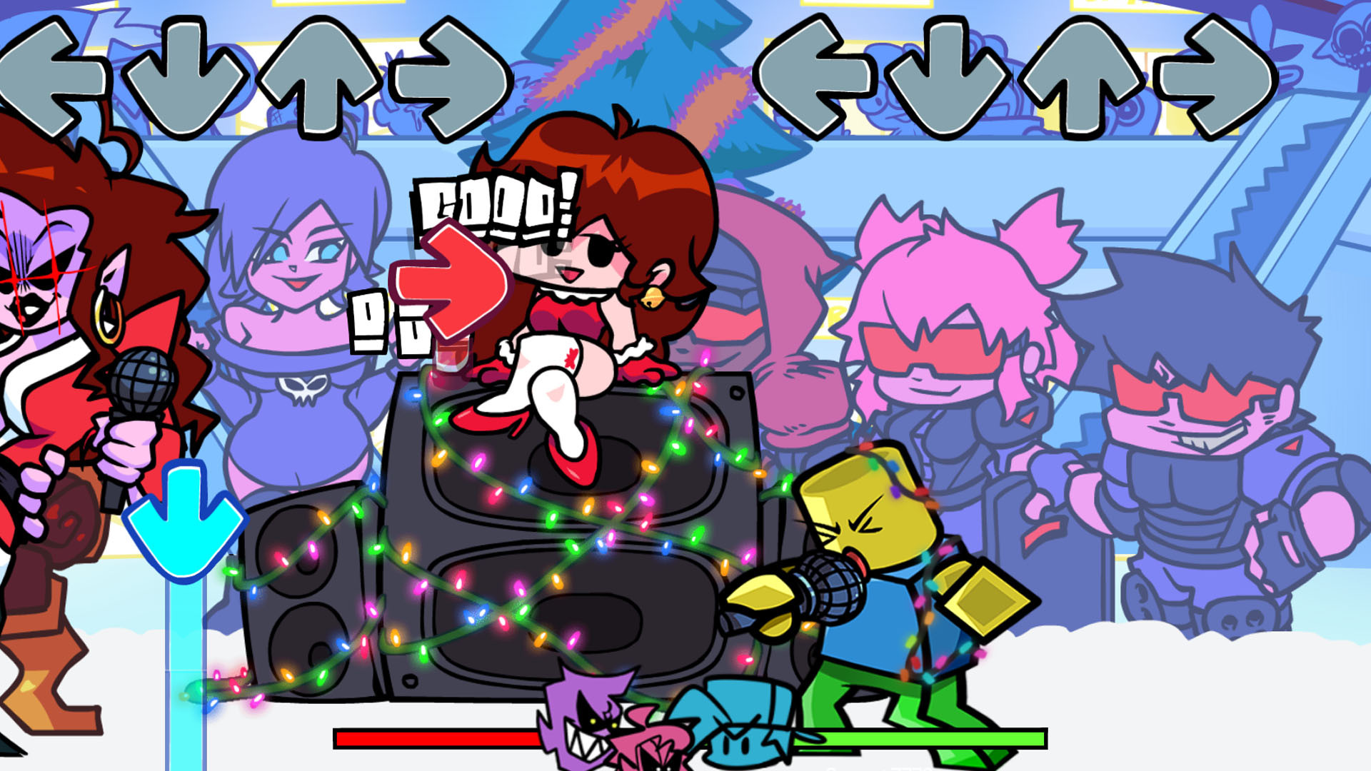 ROBLOX Bob (Over Boyfriend) Mod for Friday Night Funkin' | FNF Mods