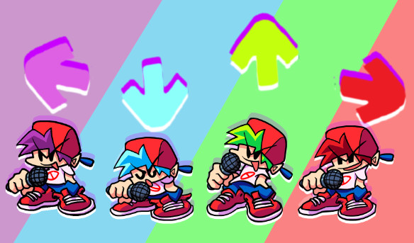 Hair Sync Mod Mod for Friday Night Funkin' | FNF Mods