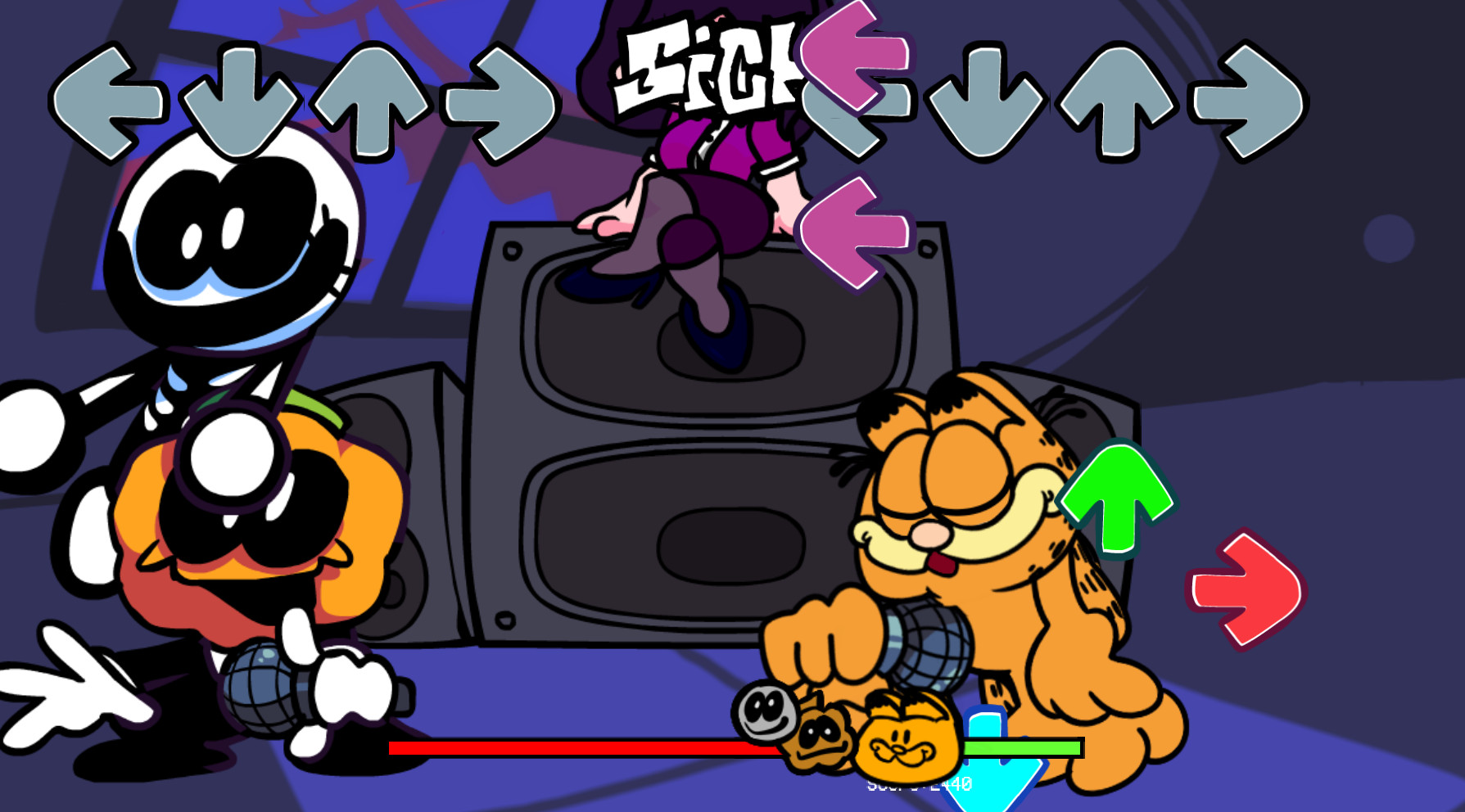 Garfield With beta bfcar and also color correction Mod for Friday Night ...