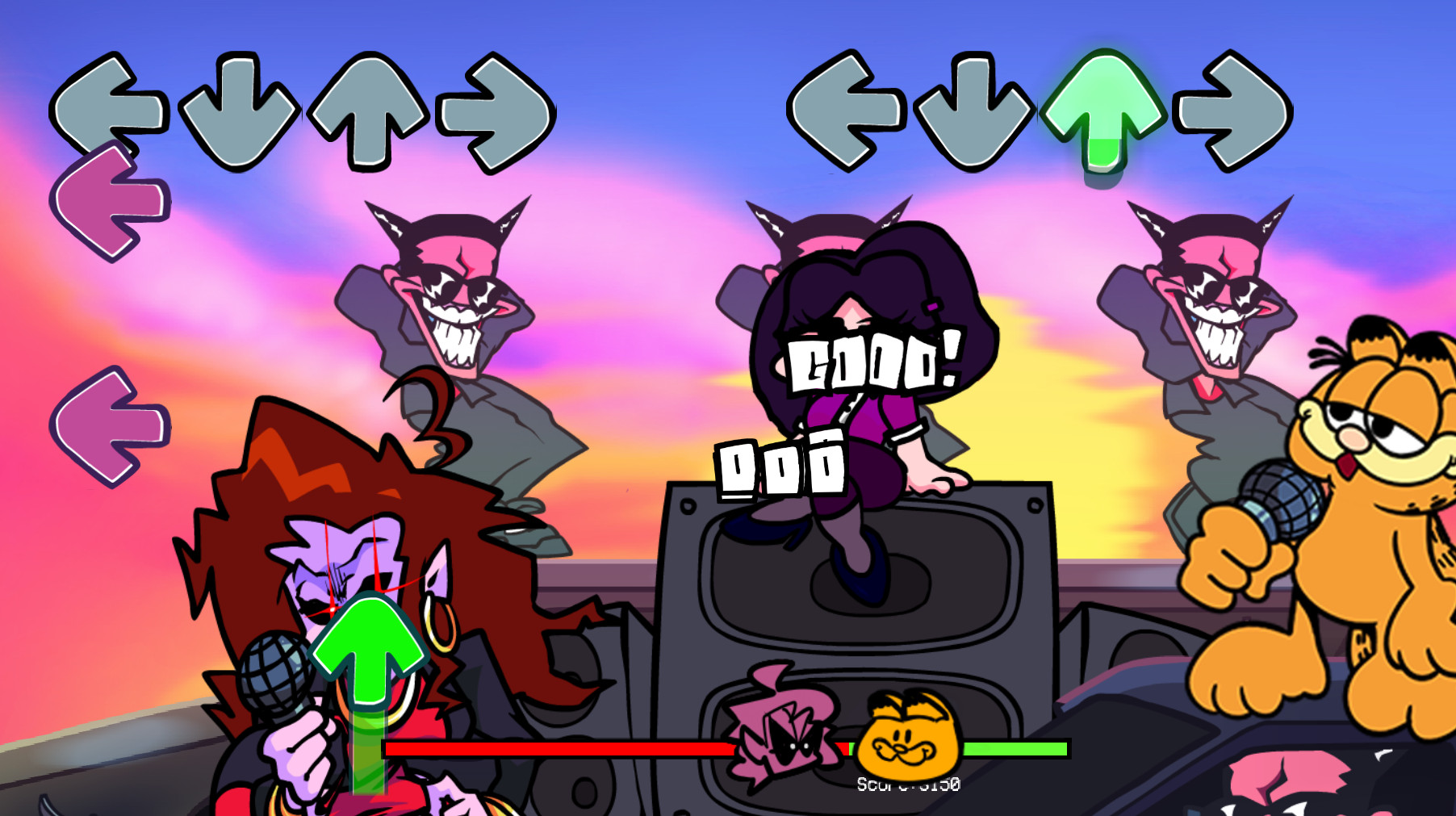 Garfield With beta bfcar and also color correction Mod for Friday Night ...