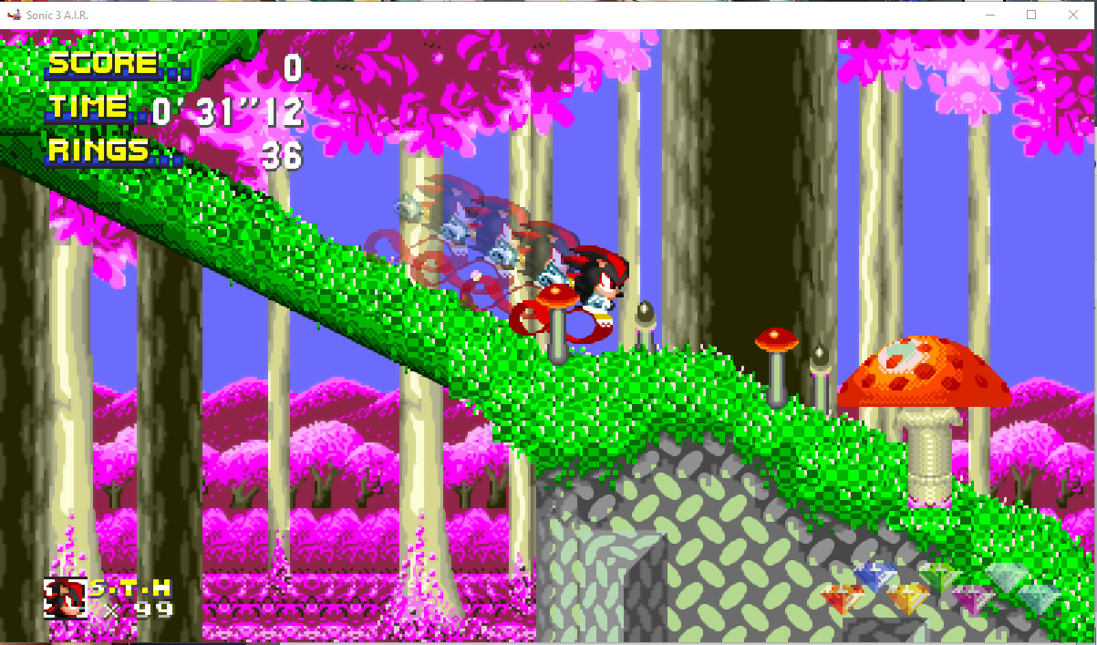 Mania Shadow v2 Mod for Sonic 3 A.I.R. | S3AIR Mods