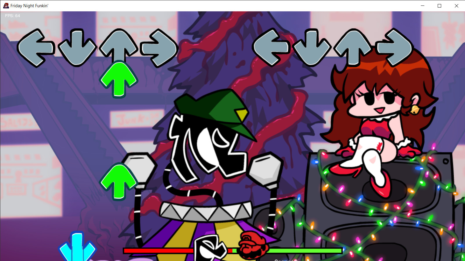 Super Dimentio over Monster (Mod) Mod for Friday Night Funkin' | FNF Mods