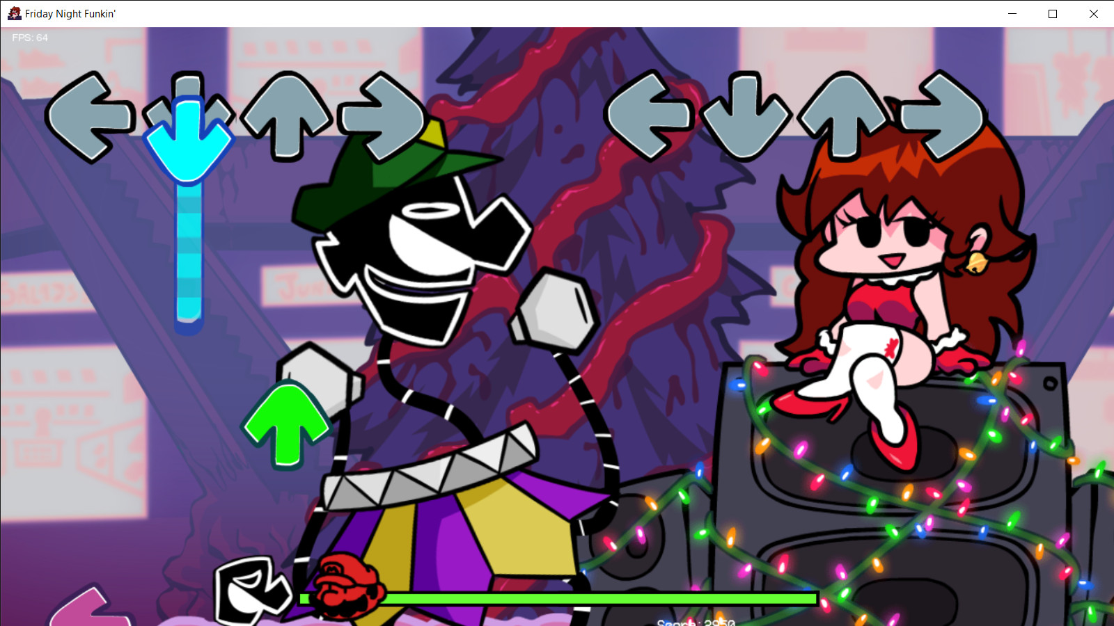 Super Dimentio over Monster (Mod) Mod for Friday Night Funkin' | FNF Mods