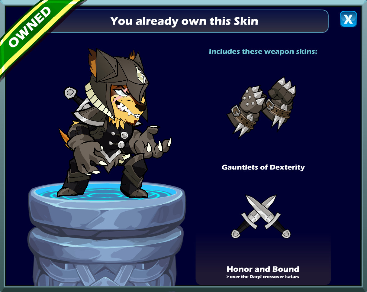 Wolvenguard Golden Mod for Brawlhalla | BHalla Mods