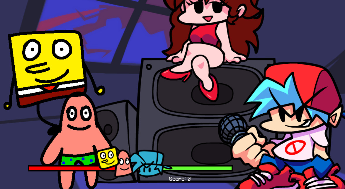 Dejala SpongeBob & Patrick Mod for Friday Night Funkin' | FNF Mods