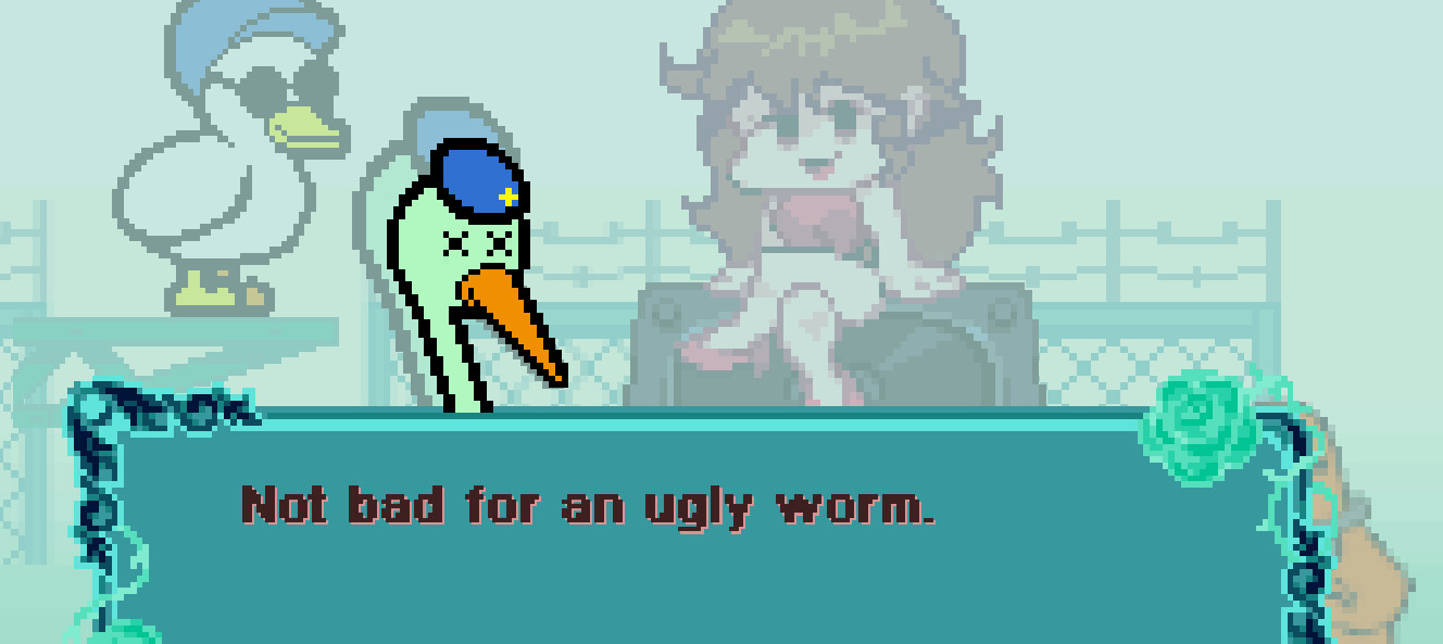 Blue Bird from Rhythm Heaven over Senpai Mod for Friday Night Funkin ...