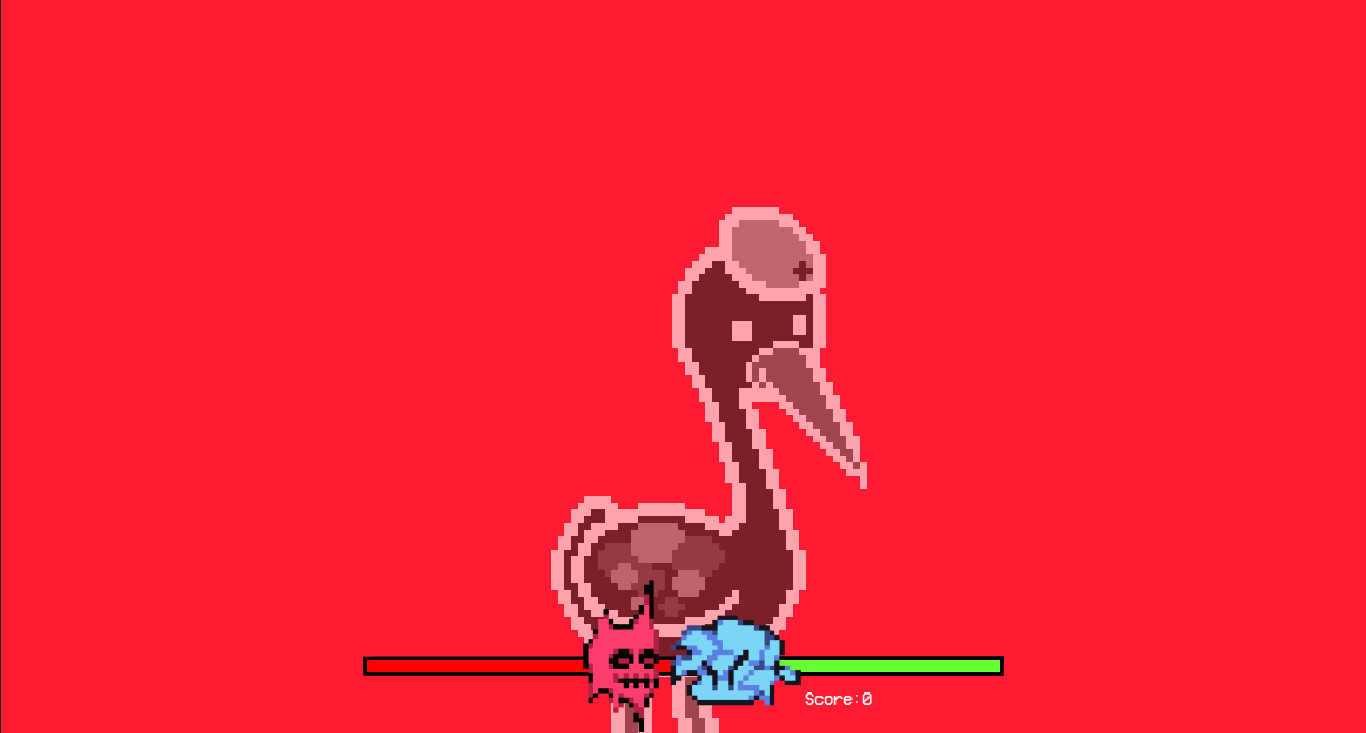 Blue Bird from Rhythm Heaven over Senpai Mod for Friday Night Funkin ...