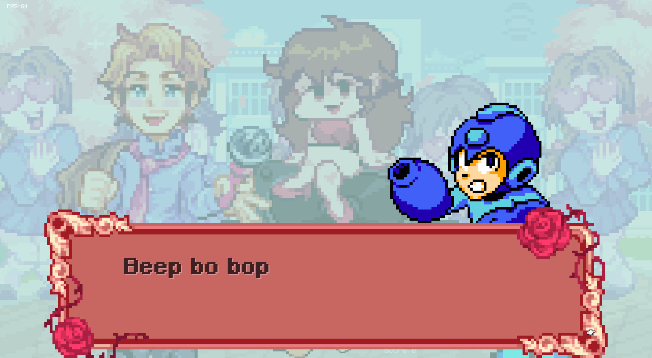 8-Bit Megaman over Pixel Boyfriend Mod for Friday Night Funkin' | FNF Mods