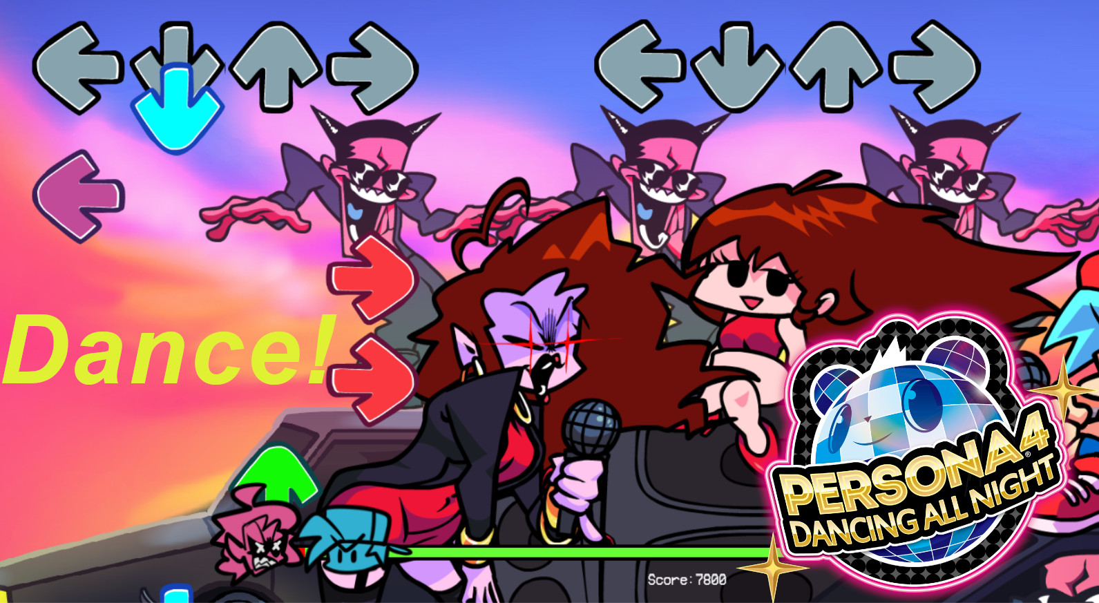 Persona 4 DAN 'Dance' Song Mod Mod for Friday Night Funkin' | FNF Mods