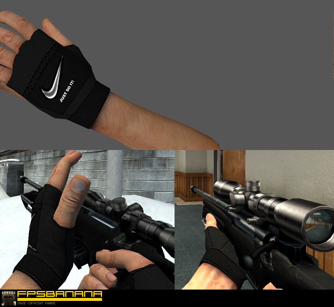 Nike css Gloves V.2 Mod for Counter-Strike: Source | CS:S Mods