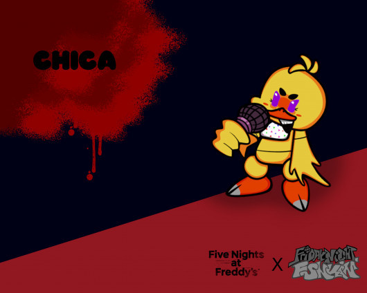 Chica The Chicken Over BF Mod for Friday Night Funkin' | FNF Mods