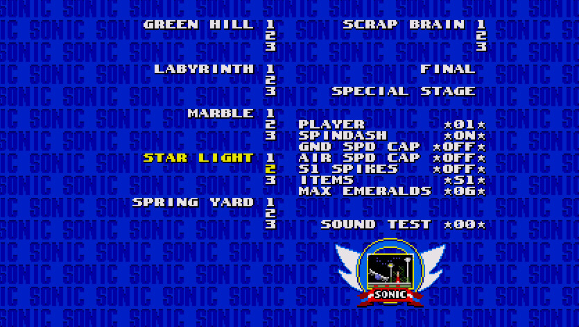 prototype level order (rev00 level select order) Mod for Sonic the Hedgehog (2013) | S1 2013 Mods