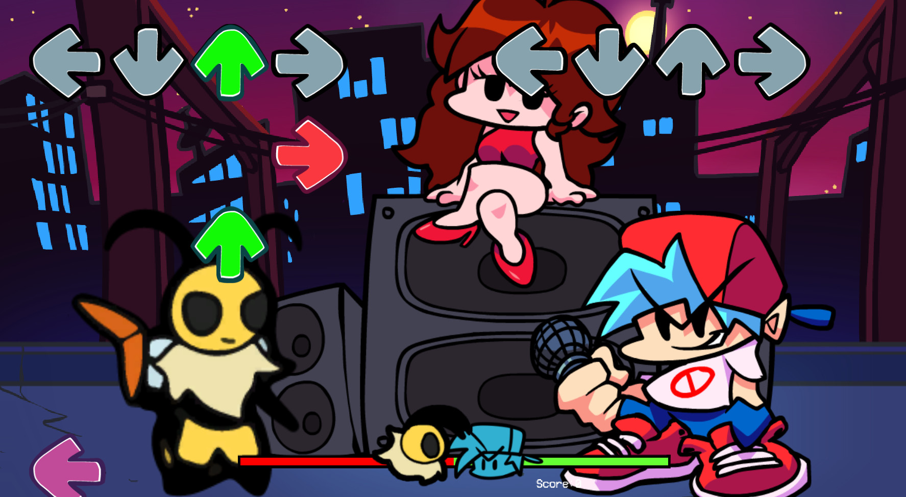 Vi the Bee over Pico [Friday Night Funkin'] [Mods]