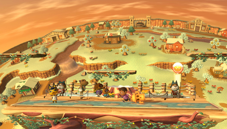Winter themed Town and City Mod for Super Smash Bros. Ultimate | SSBU Mods