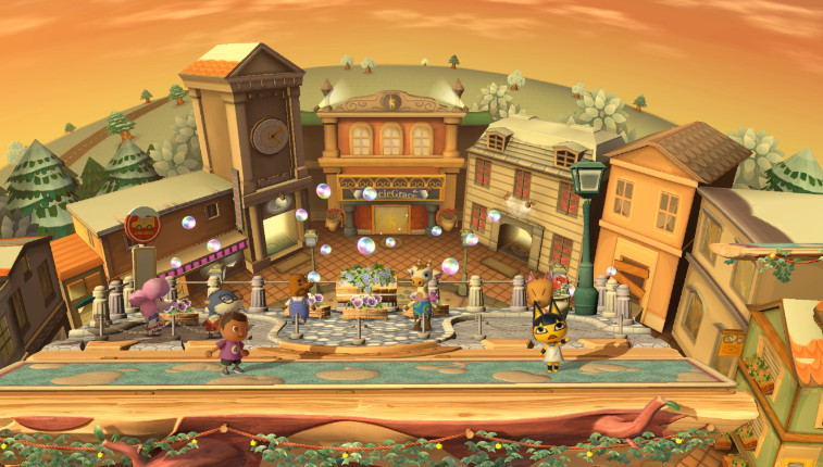 Winter themed Town and City Mod for Super Smash Bros. Ultimate | SSBU Mods