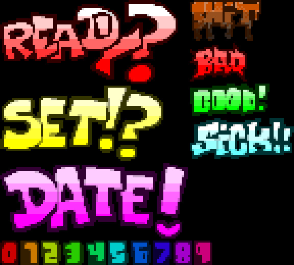 Week 6 UI + Numbers Recoloured Mod for Friday Night Funkin' | FNF Mods