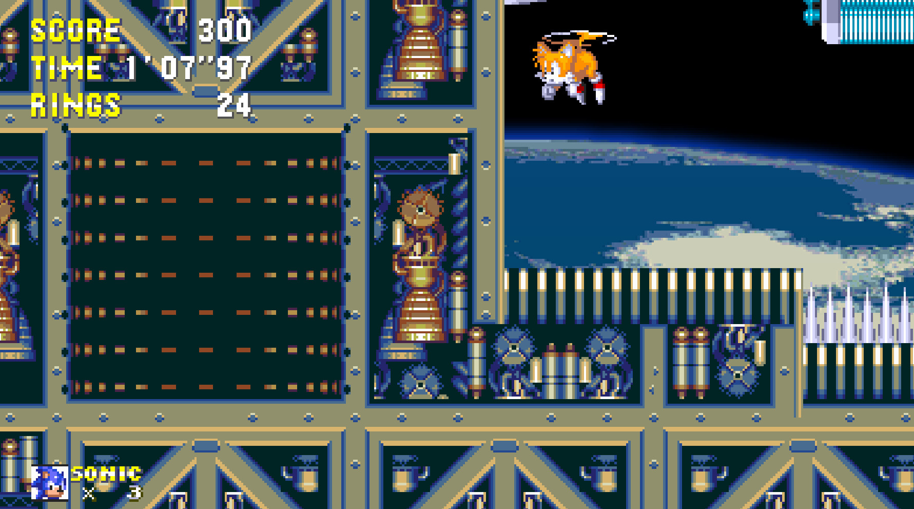 sonic 3C 0408 death egg zone layout Mod for Sonic 3 A.I.R. | S3AIR Mods
