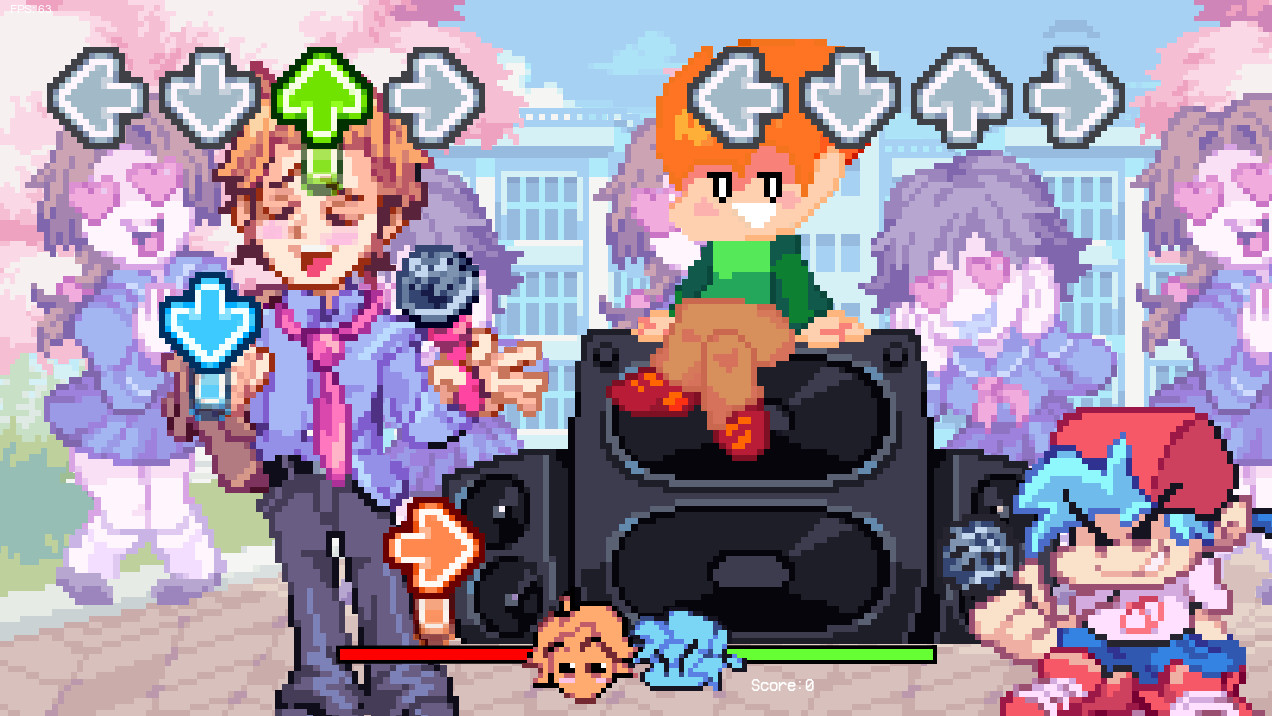 Pico over girlfriend Mod for Friday Night Funkin' | FNF Mods