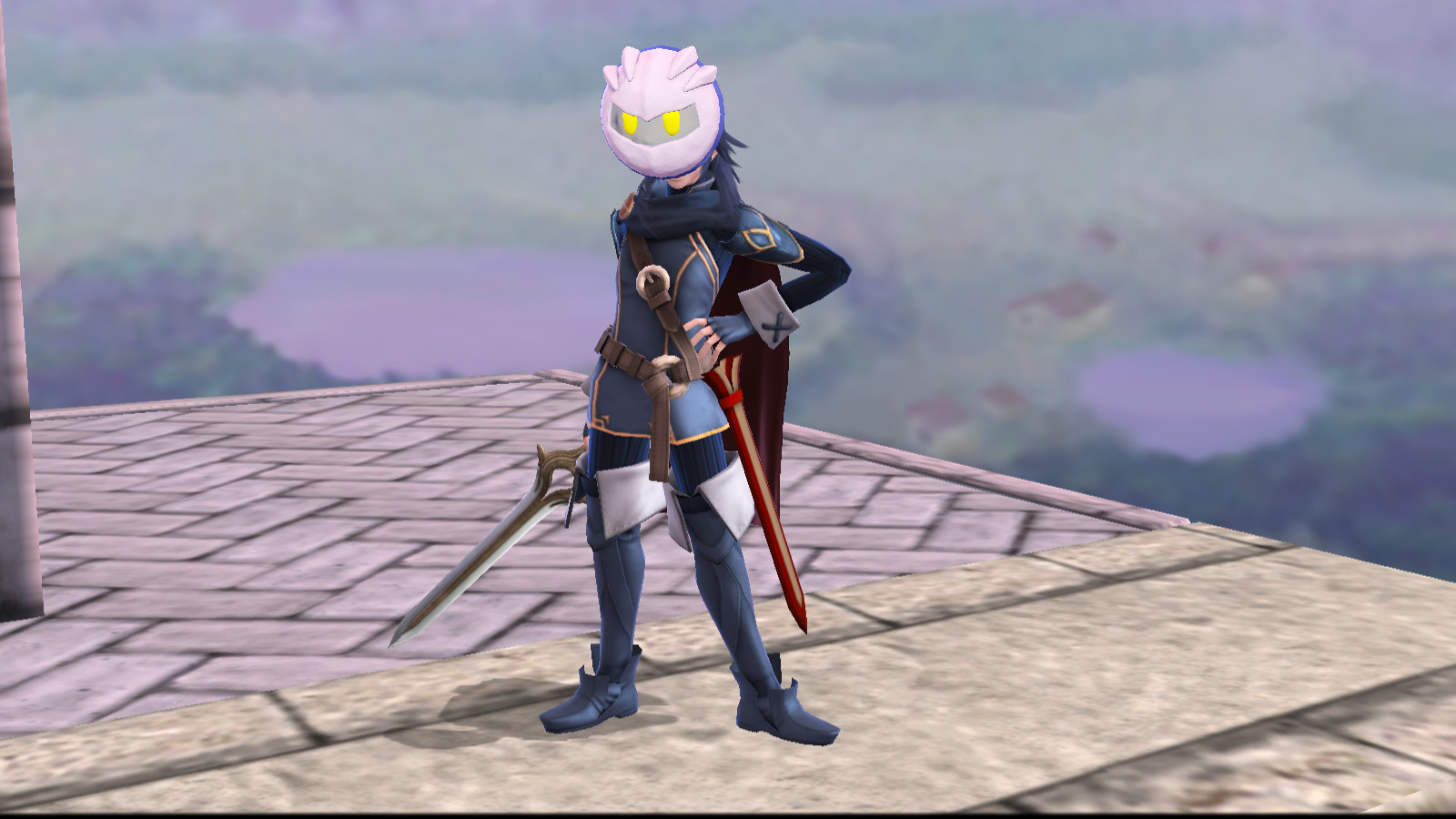 Meta Knight's Mask over Lucina's Mask Mod for Super Smash Bros. (Wii U ...