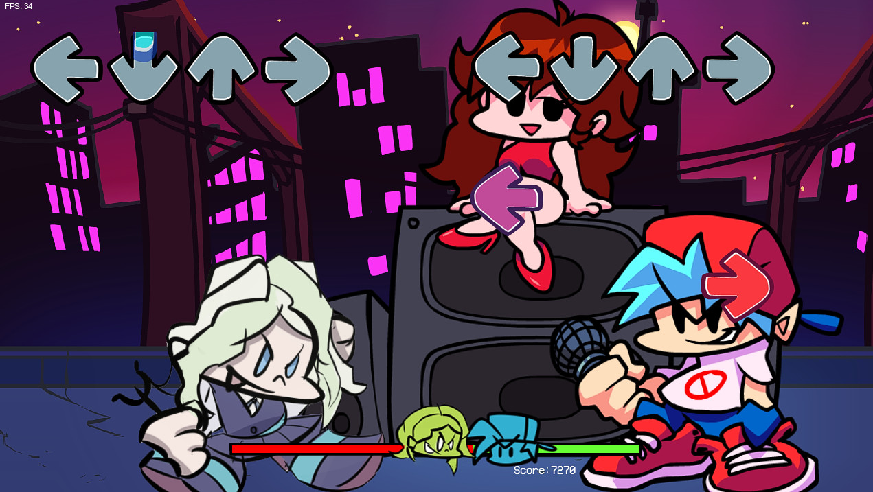 Diana Cavendish Over Pico (LWA) Mod for Friday Night Funkin' | FNF Mods