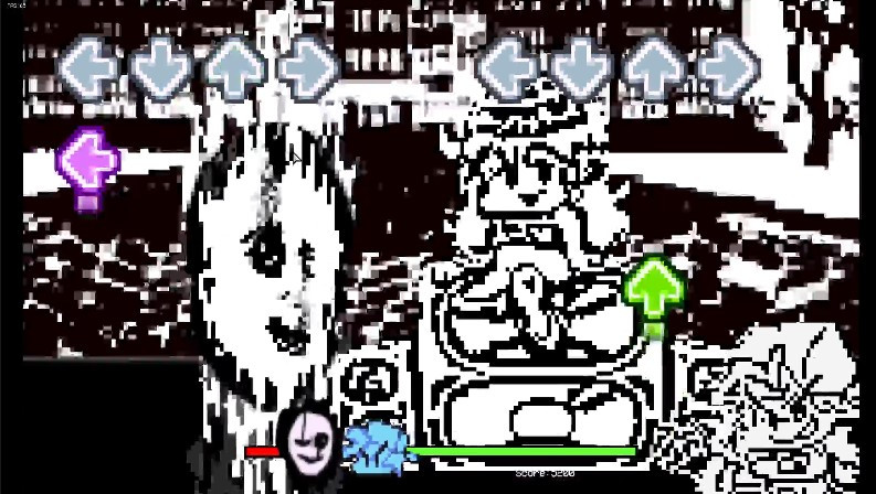 Gaster (UNDERTALE) Skin Remake Mod for Friday Night Funkin' | FNF Mods