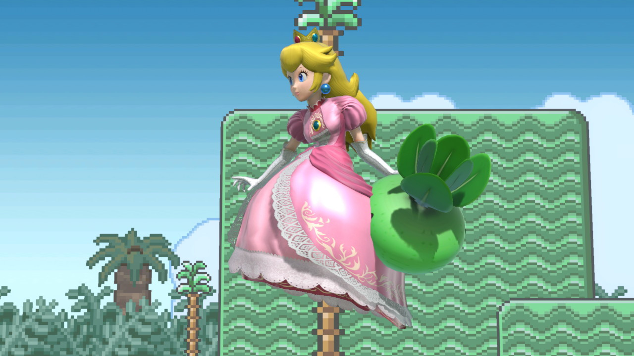 Color Coded Turnips for Peach & Daisy [Super Smash Bros. Ultimate] [Mods]