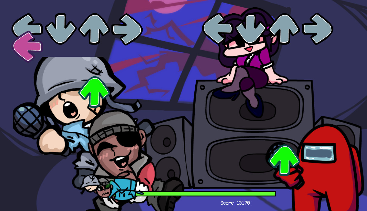 Kids Soldier and Demoman TF2 Over Skid n' Pump Mod for Friday Night ...