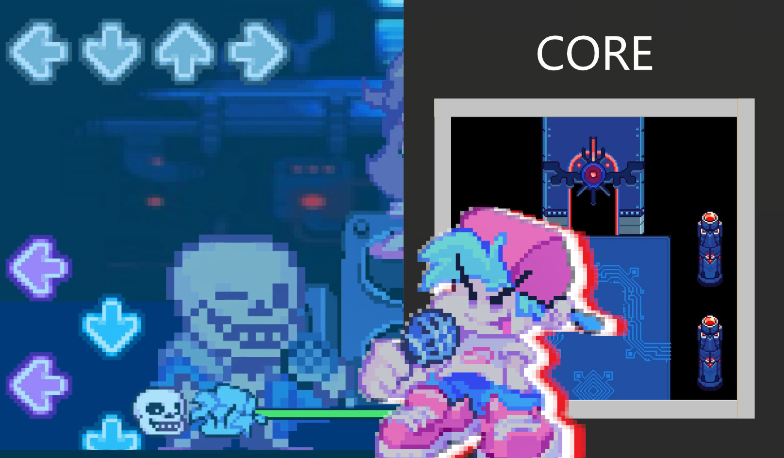 CORE From Undertale Mod for Friday Night Funkin' | FNF Mods
