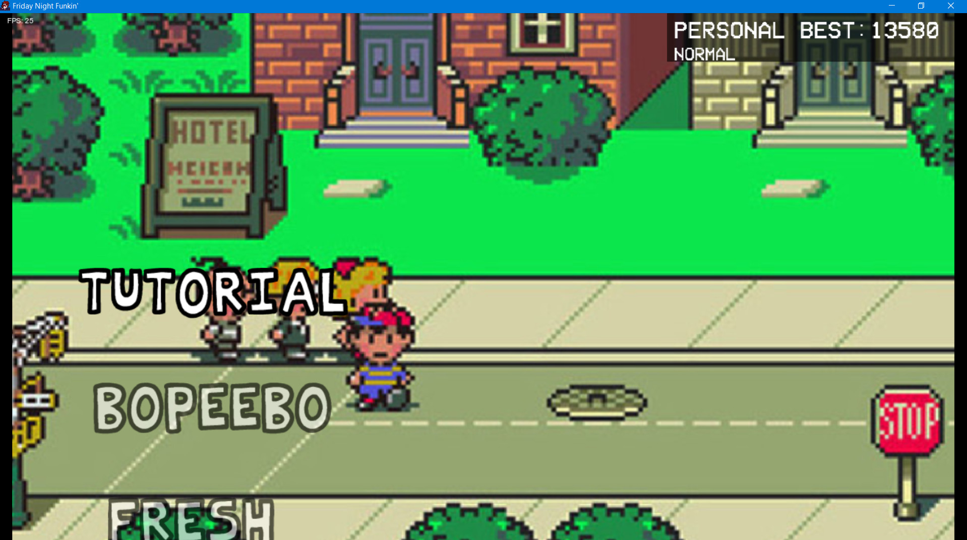 Earthbound Menu [Friday Night Funkin'] [Mods]