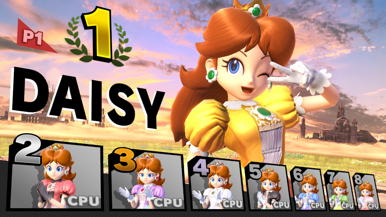 Long Hair Daisy Mod for Super Smash Bros. Ultimate | SSBU Mods