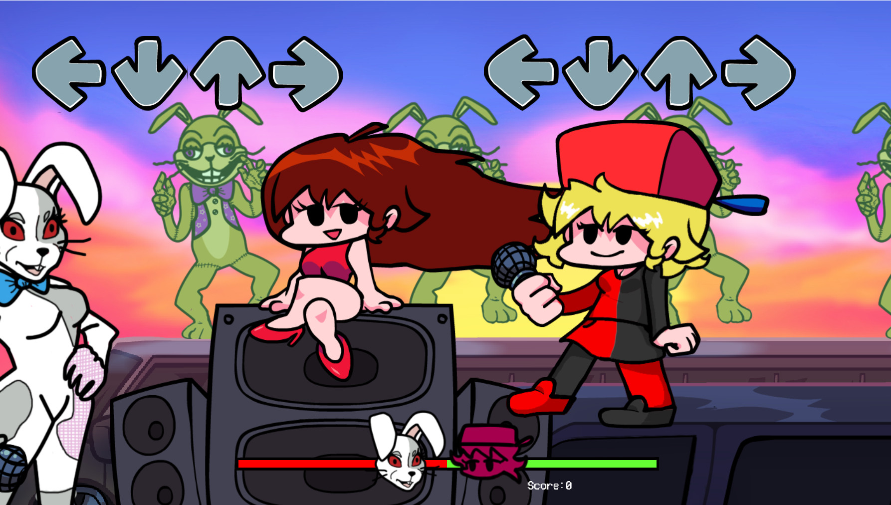 Vanny over Mom Mod for Friday Night Funkin' | FNF Mods