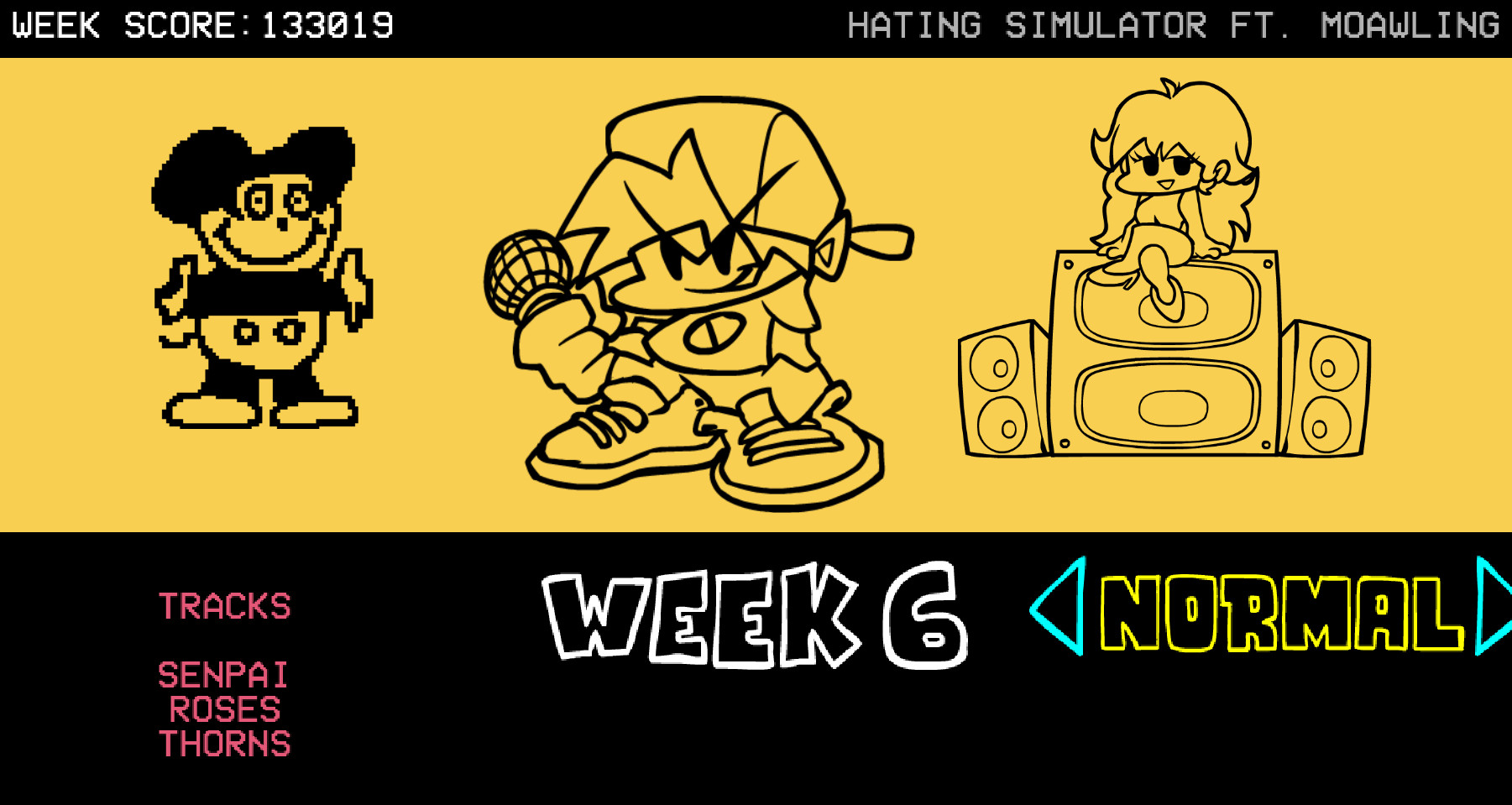 Mokey Over Senpai FNF [Friday Night Funkin'] [Mods]