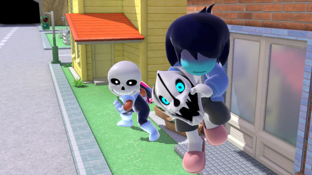 Deltarune Kris Mii Swordfighter + Deluxe Mod for Super Smash Bros ...