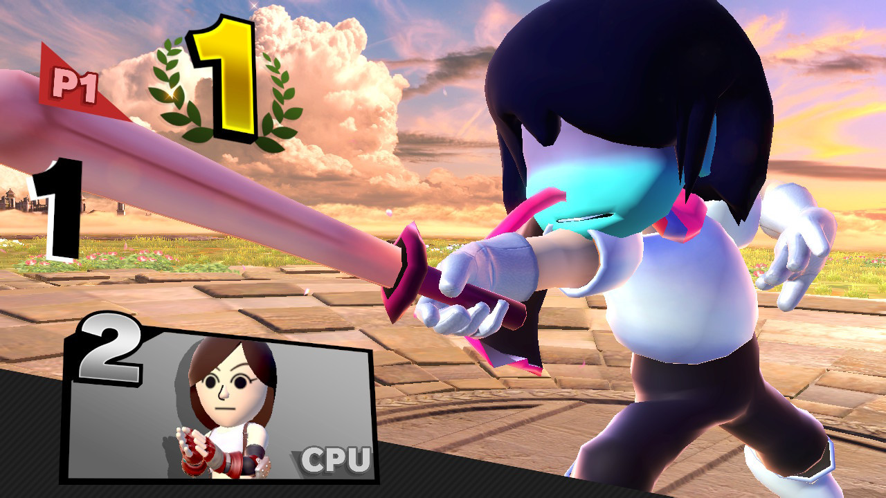 Deltarune Kris Mii Swordfighter + Deluxe Mod for Super Smash Bros ...