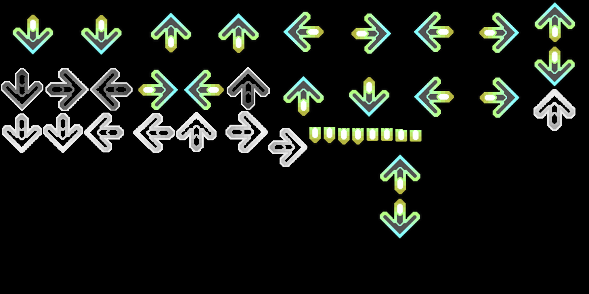 DDR Mario Mix Arrows V2 [Friday Night Funkin'] [Mods]