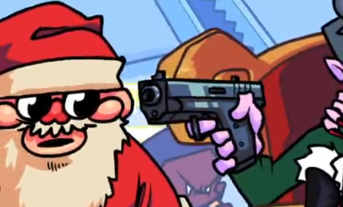 Non-Sweating Santa Mod for Friday Night Funkin' | FNF Mods