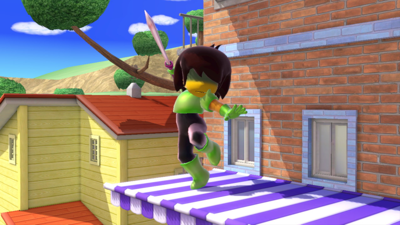 Deltarune Kris Mii Swordfighter + Deluxe Mod for Super Smash Bros ...