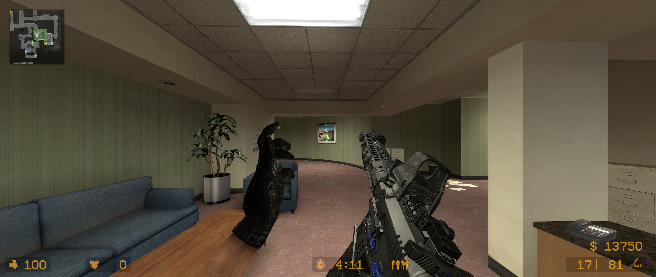 CoD:MW M4 ORIGINAL Animations [Counter-Strike: Source] [Mods]