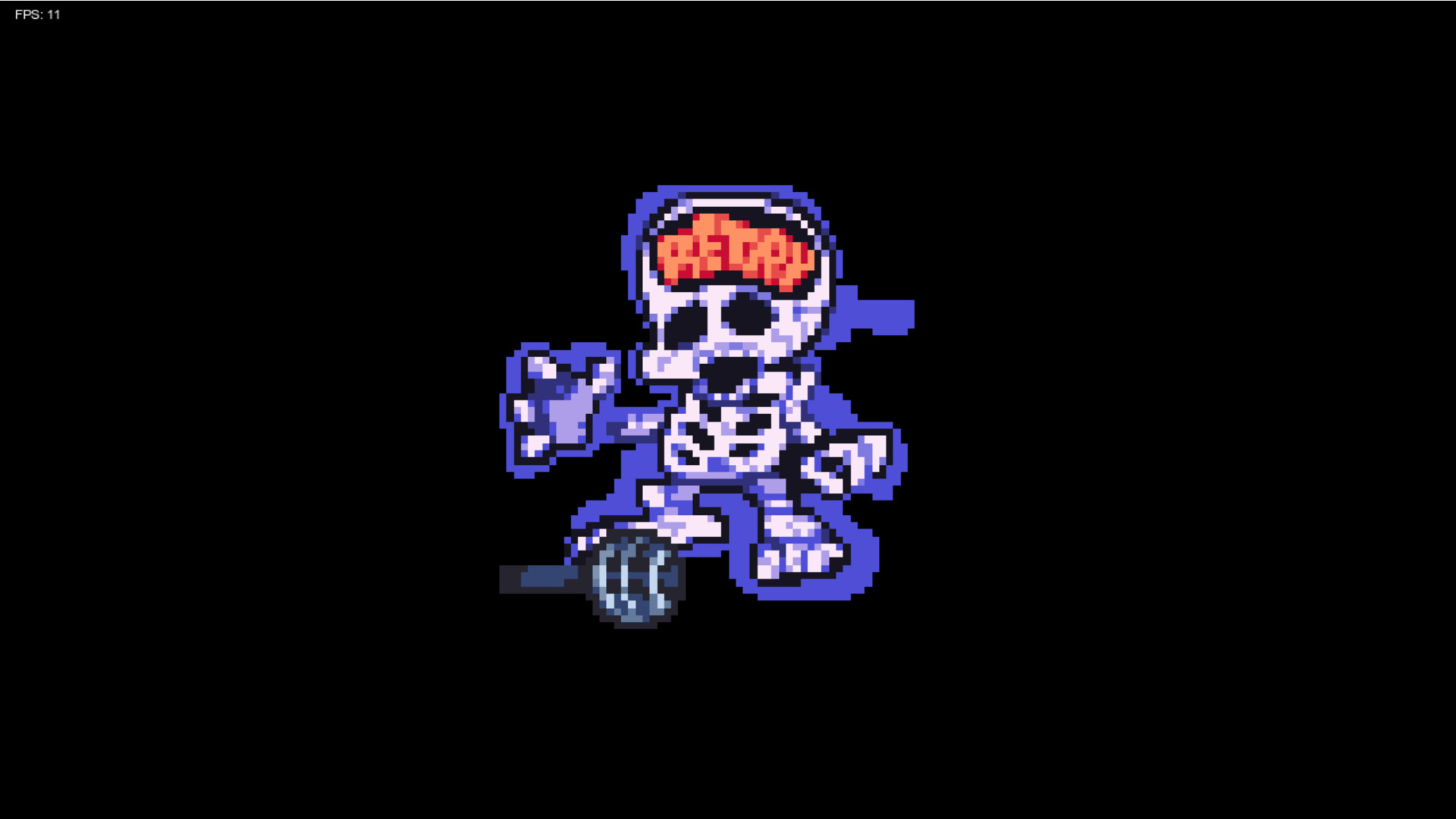 No blue pixel balls Mod for Friday Night Funkin' | FNF Mods