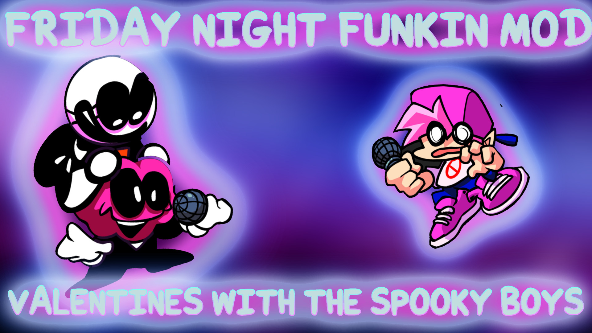 Valentines with the Spooky Boys Mod for Friday Night Funkin' | FNF Mods