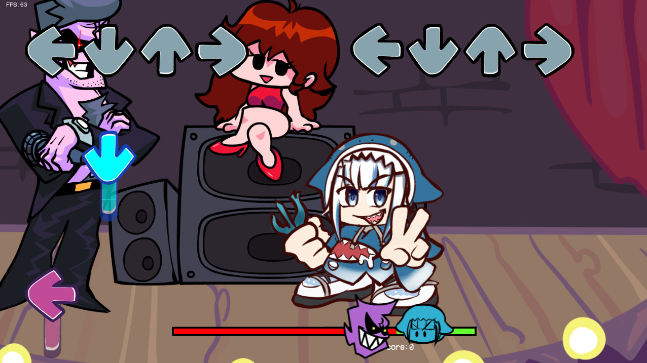 Gawr Gura Skin Mod for Friday Night Funkin' | FNF Mods