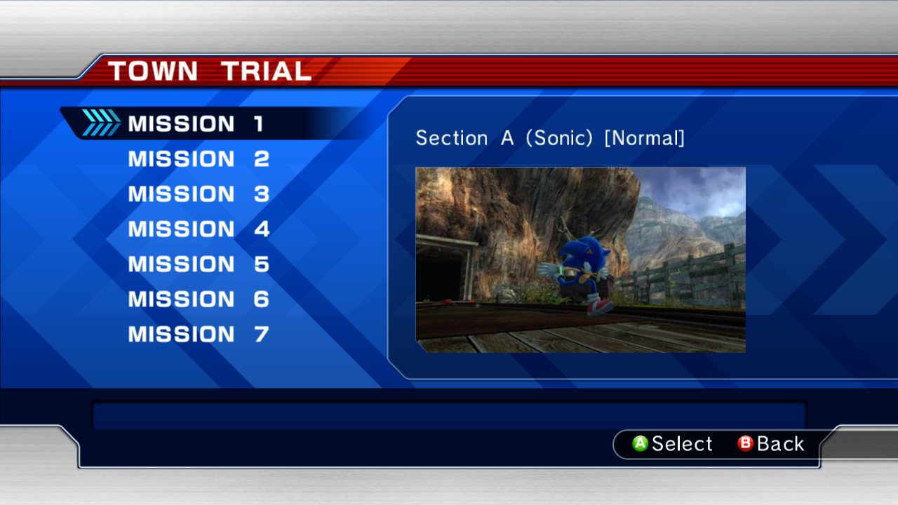Section Select Mod for Sonic the Hedgehog (2006) | Sonic '06 Mods
